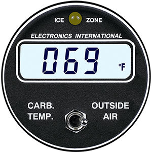 Temperature gauge - E-4 - Electronics International - digital / motor ...