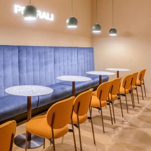 Airport table - blume 553 series - Pedrali - cast iron / steel / aluminium