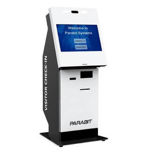 Check-in kiosk with barcode reader - VENUS - PEDESTAL - PORTRAIT ...