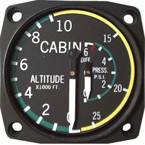 Analog altimeter - UMA Instruments - feet / 2.25-inch / for aircraft