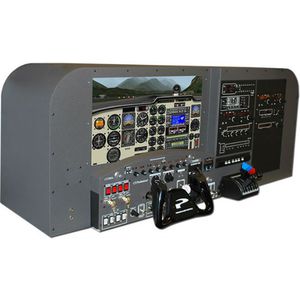 Aircraft simulator - MFD - Precision Flight Controls - training / cockpit