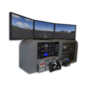 Aircraft simulator - CAT III BATD - Precision Flight Controls - training / cockpit