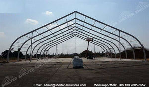 Aircraft hangar - Clamshell - Shelter Tent Manufacturing Co., Ltd - for ...