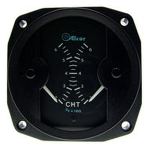 Temperature gauge - 46244 - ALCOR - analog / fuel / for aircraft