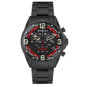 Aviator watch - T10BLCF44BL24BLLS - Torgoen - chronograph / self ...