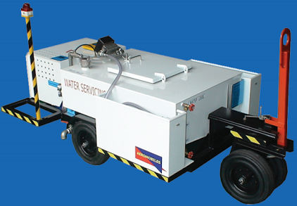 Towed potable water cart - AEROMOBILES PTE LTD - with flow meter / for ...