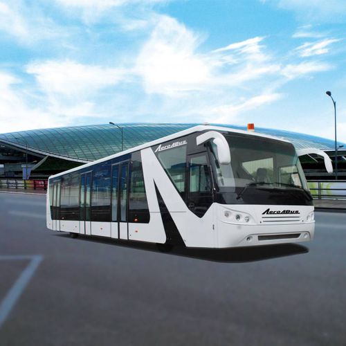 Airport apron bus - AEROABUS-6300 - AEROMOBILES PTE LTD - 110 Pers ...