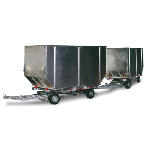 Container dolly - APT 2500 LD8 - BOMBELLI ANGELO SRL - 2-axle / for air ...