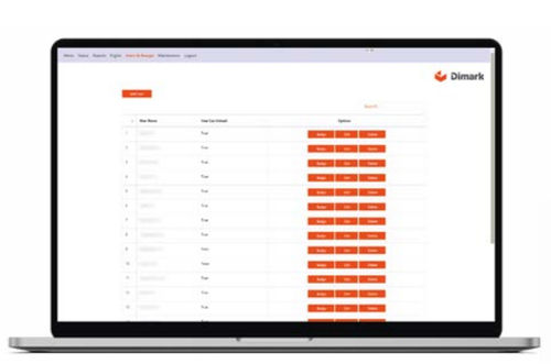 Baggage management software - BRS - DIMARK S.A. - for aeronautics