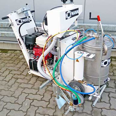 Walk-behind paint striping machine - H9-1 Airspray - HOFMANN GMBH - for ...