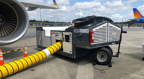 Aircraft air conditioner - JetAire® M60 - JBT AEROTECH - mobile