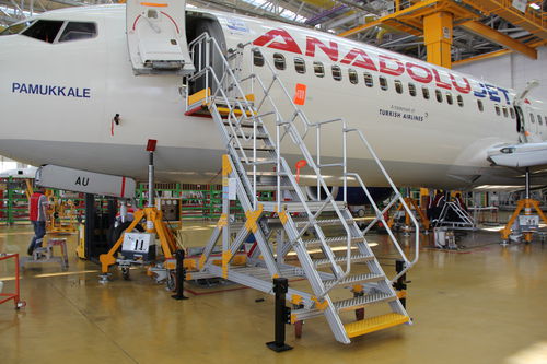 Fuselage access platform - MAKRO AERO - nose / movable / fixed