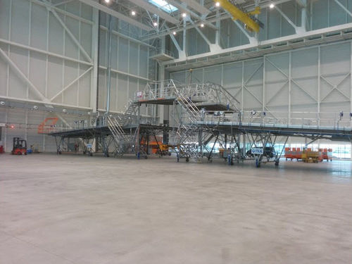 Aeronautic fuselage dock - NIJL AIRCRAFT DOCKING B.V. - wing / movable
