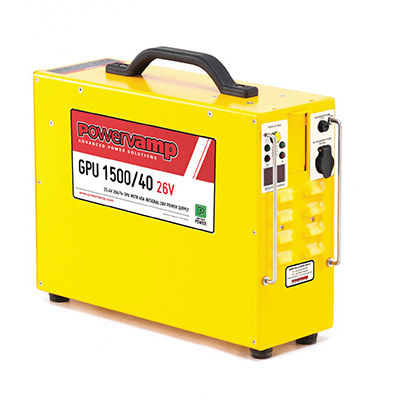 Fixed ground power unit - 1500/40 - POWERVAMP LTD - for aircraft ...