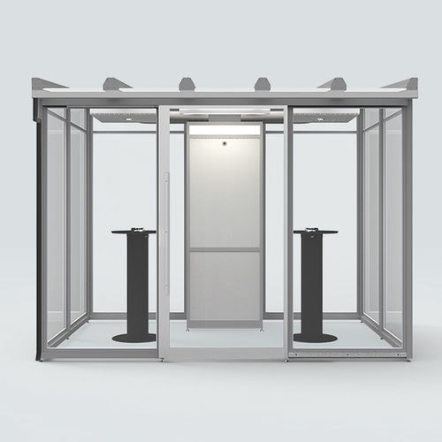 Airport smoking cabin - QleanAir Outdoor Lounge - QLEANAIR SCANDINAVIA AB