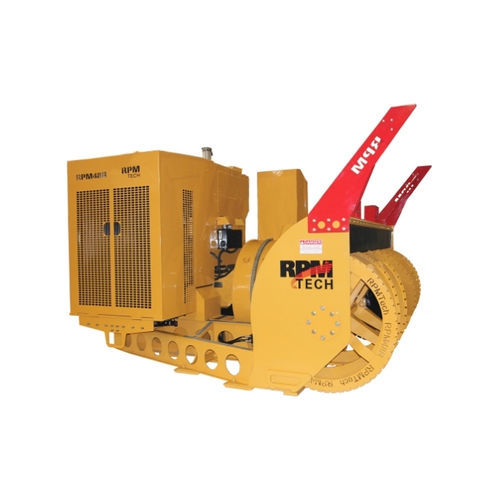 Backhoe loader-mounted snow blower - RPM52R - R.P.M. TECH INC. - for runway