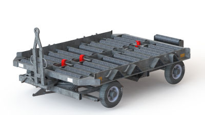 Container dolly - CD-01 - S-P-S BV - for ULD / LD3 / LD2
