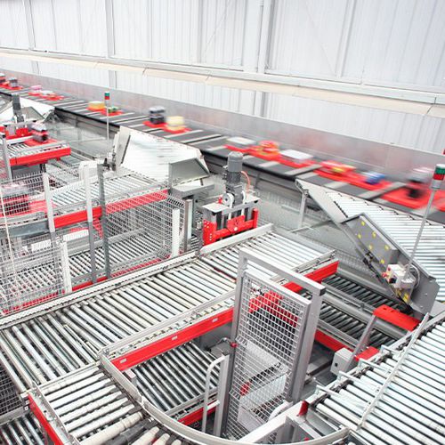 Cross-belt sorter - ULMA HANDLING SYSTEMS - for airport