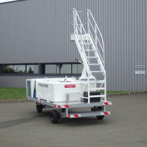 Towed potable water cart - EP250 - USIMAT-SERMEES - with lift platform ...