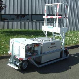 Towed potable water cart - EP series - USIMAT-SERMEES - with lift ...