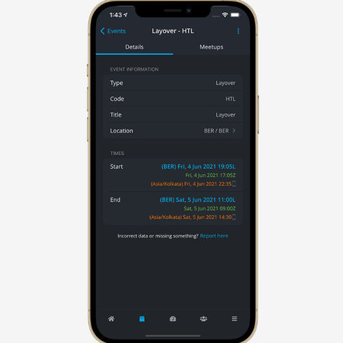 Mobile application - RosterBuster - CAE