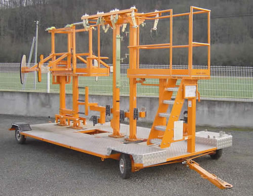 Aircraft maintenance trolley - NACELLE A320 - ERME SAS - for engines