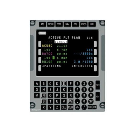 Aircraft FMS - CD-8 series - HONEYWELL - control display unit / touch ...