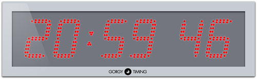 Airport clock - LEDI® 12.S - GORGY TIMING - digital / quartz