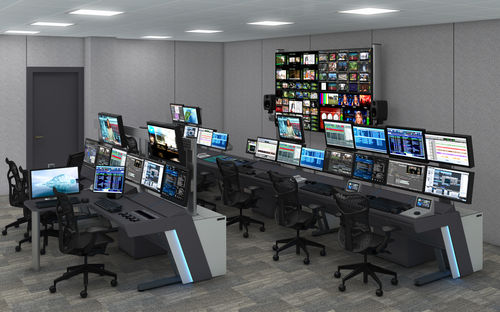 Multi-user air control panel - LUND HALSEY LTD. - straight / curved ...