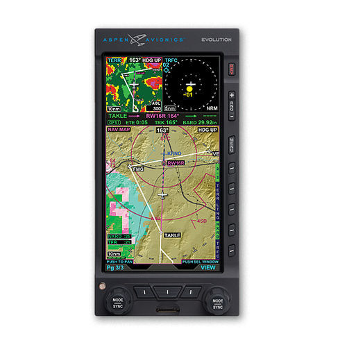 Aircraft MFD - EVOLUTION 500 - Aspen Avionics, Inc. - PFD / for cockpit ...