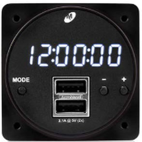 Aircraft clock - MD93 Series - Mid-Continent Instruments & Avionics ...