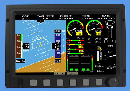 Aircraft EFIS - CF2000A - Suzhou Changfeng Instruments Co,. Ltd - TSO