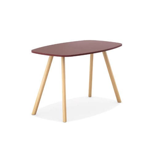Airport table - Creva - Kusch+Co GmbH & Co. KG - steel / aluminium / wood