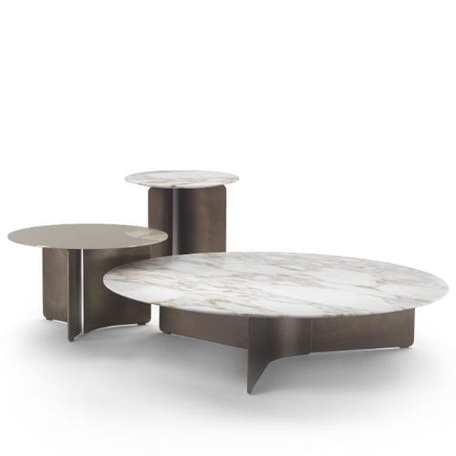 Airport table - Wave - Giulio Marelli Italia Spa - metallic / steel ...