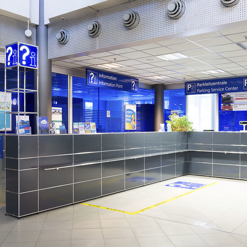 Information counter - USM Airportsystems AG - for airport