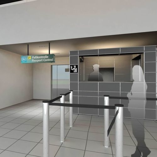 Immigration counter - S - USM Airportsystems AG - for airport