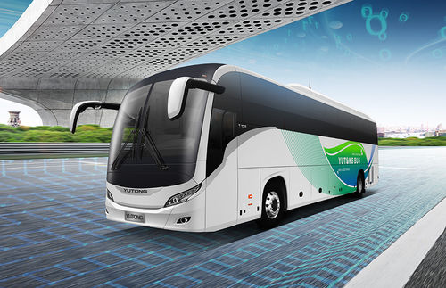 Airport apron bus - T13E - Zhengzhou YuTong Bus Co.,Ltd. - 51 + Pers. / electric