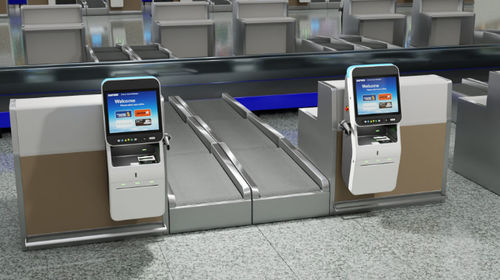 Self-service bag drop - DROP-UX L - DAIFUKU AIRPORT TECHNOLOGIES - with ...