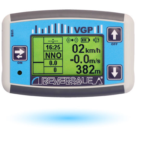 Paragliding alti-vario-GPS - VGP Leisure - REVERSALE - for hang gliding
