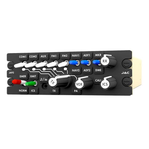 Audio panel - JA95-N01 - Jupiter Avionics - VHF / for aircraft / panel ...