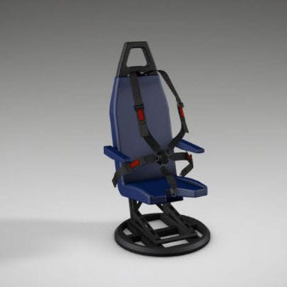 Helicopter seat - Autoflug GmbH - for aircraft / crew / for passengers
