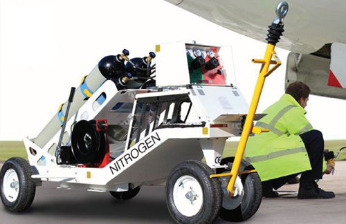 Nitrogen service cart - NBNT-4 - Newbow Aerospace