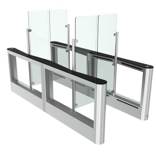Speedgate with barcode reader - EasyGate INTERLOCK - Cominfosec - for ...