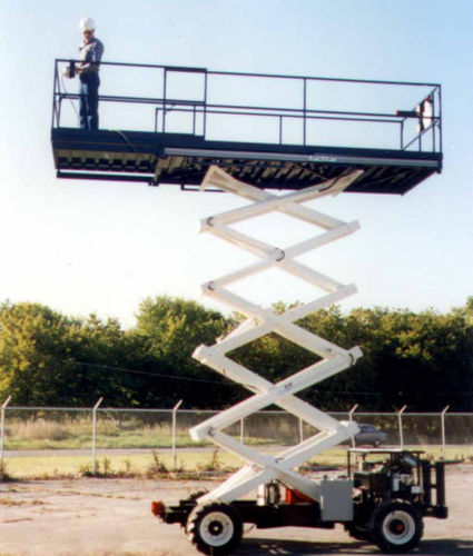 Working lifting platform - MSP25 - Lift-A-Loft Corporation - scissor ...