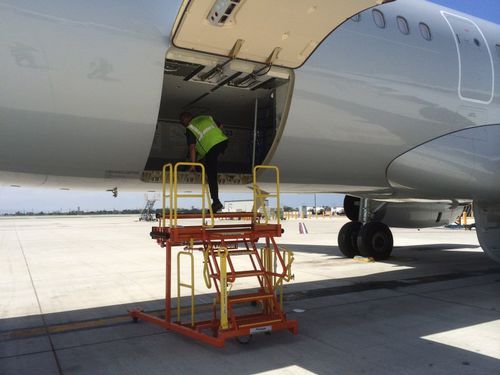 Maintenance stepladder - 50123 - WAAG - for airplane / for airport