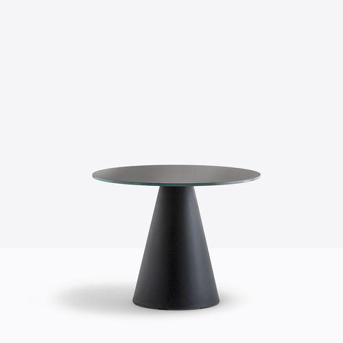 Airport table - IKON 863V - Pedrali - glass / polypropylene