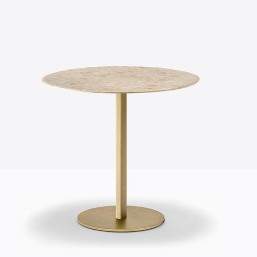 Airport table - blume 55 series - Pedrali - cast iron / steel / aluminium