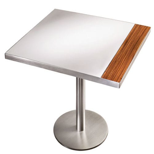 Airport table - Bistro - Architectural Brass Co. - laminate / wood / stone