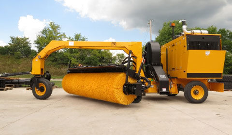 Airport runway sweeper brush - 3600-TOWGA - M-B Companies, Inc.