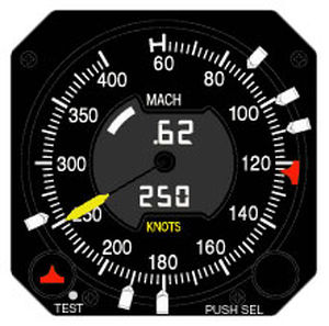 Aircraft airspeed indicator - Innovative Solutions & Support - analog ...